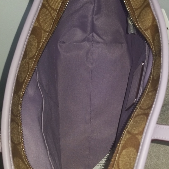 Coach | Bags | Coach F58292 City Zip Tote In Khaki Lilac Nwt | Poshmark